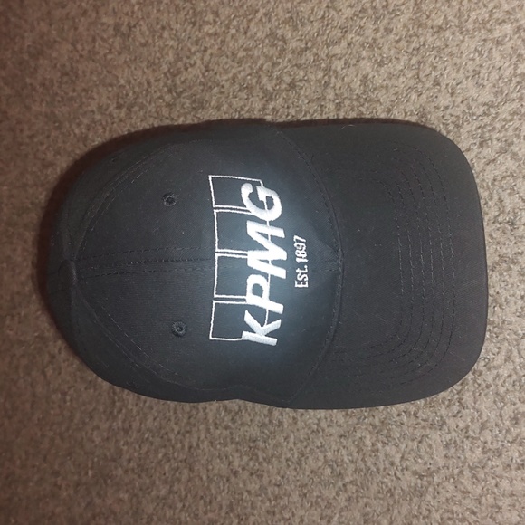Apollo | Accessories | Kpmg Unisex Embroidered Baseball Strapback Black ...